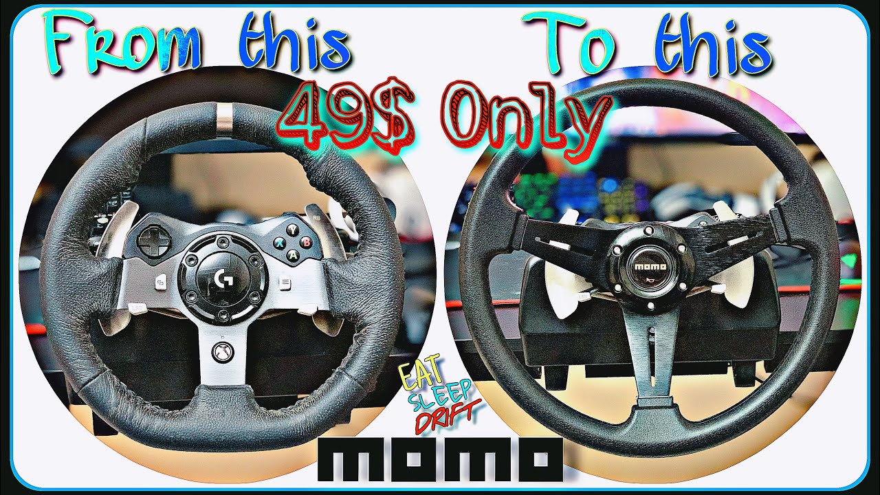 How to change and upgrade your Logitech wheel - YouTube