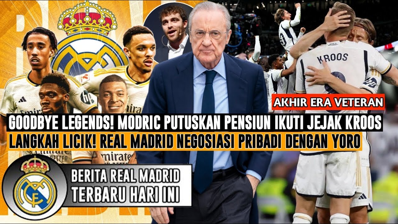ERA BARU Modric Putuskan Pensiun Ikuti Kroos 😭 Penerus Luka Modric ⚪️ ...