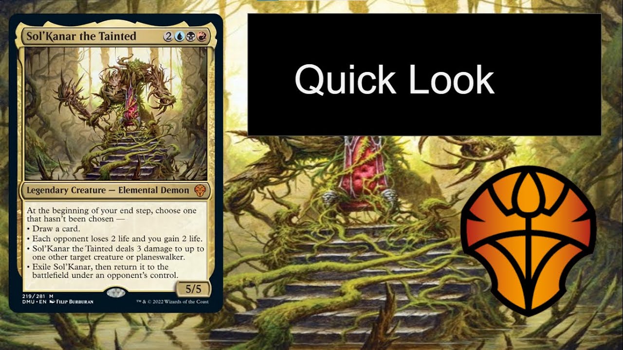 Sol'Kanar The Tainted First Impressions Dominaria United | MTG ...