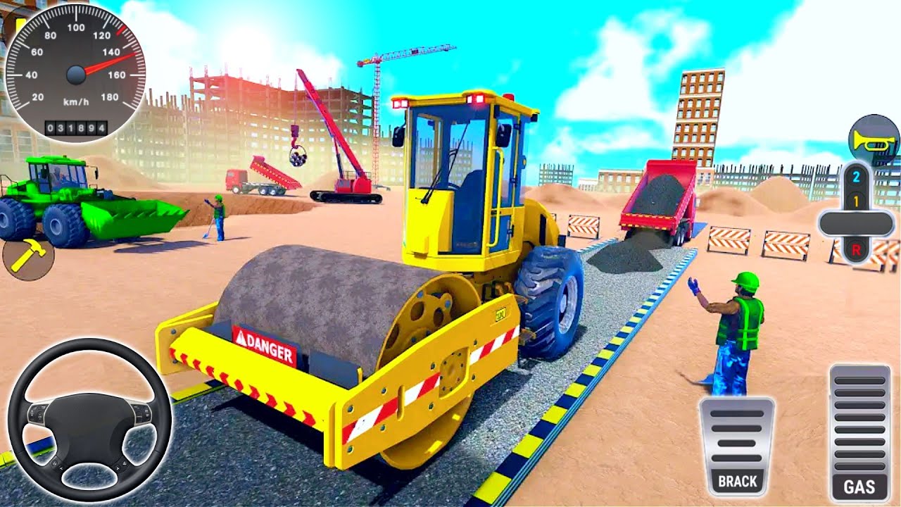 Real Off-road construction Game / Stickman City Construction Excavator ...