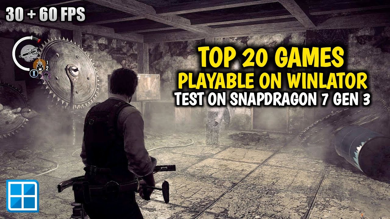 20 Playable Winlator Games Up to 60fps Test on Snapdragon 7 Gen 3 - YouTube