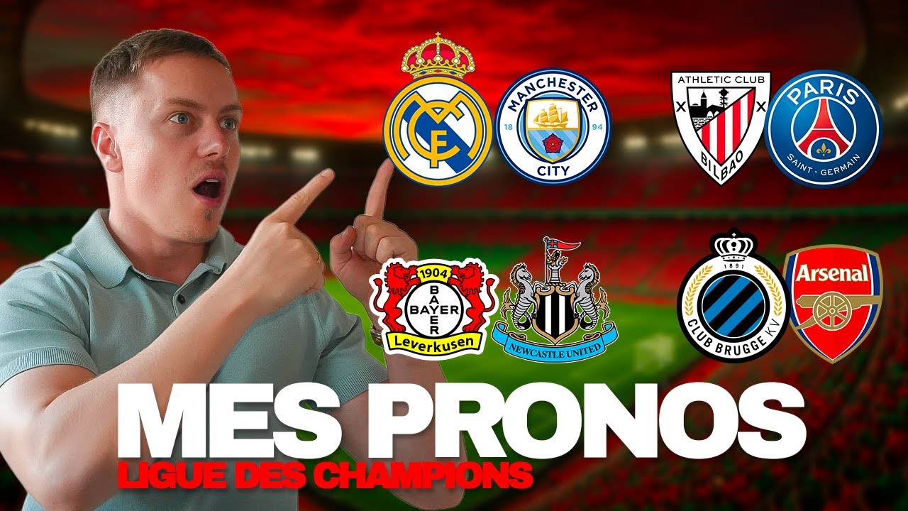 LIGUE DES CHAMPIONS - MES 9 PRONOS GRATUITS ! - YouTube