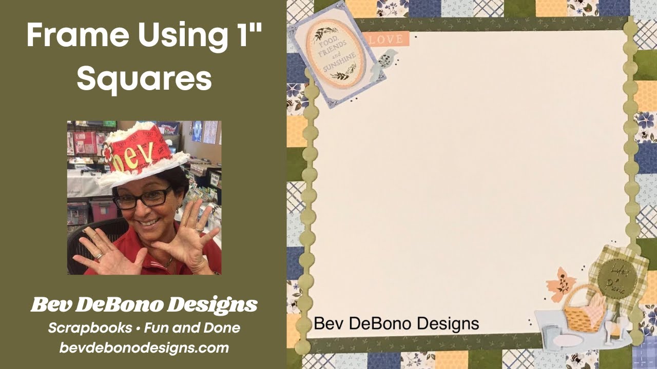 Frame Your Page Using 1-Inch Squares - YouTube