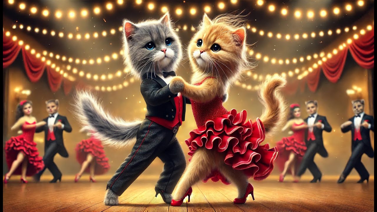 Unbelievable! Salsa Cats Steal the Show! - YouTube