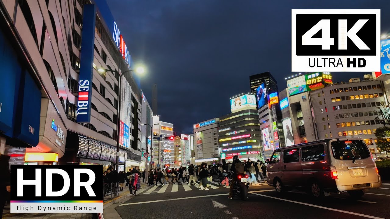 IKEBUKURO - Night Walk in Tokyo, Japan【4K HDR】 - YouTube