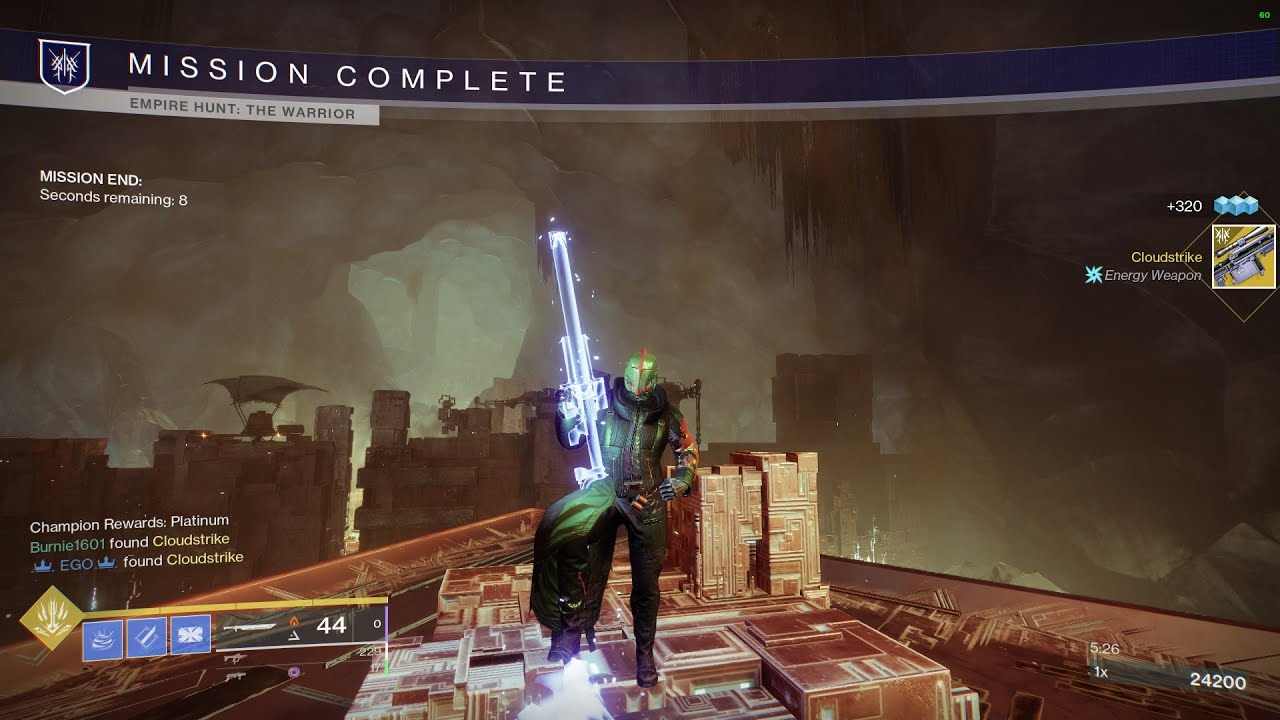 'Speedrunning' Phylaks Empire Hunt and getting Cloudstrike - YouTube