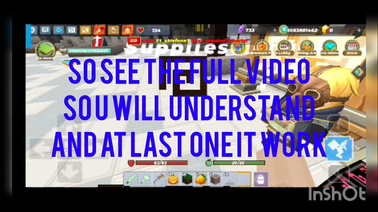 How to dup crystals in Blockman go Skyblock in new version 100% working. - YouTube