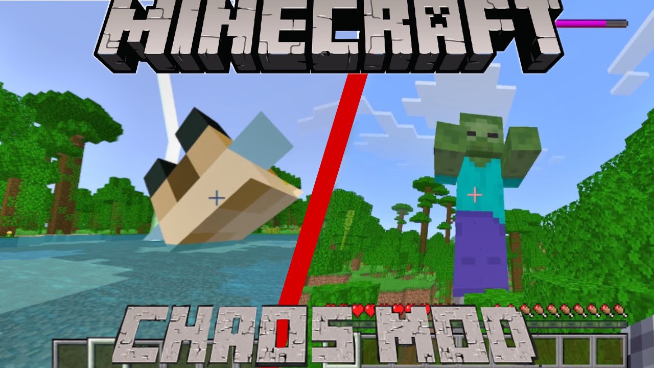 I played Minecraft chaos mod - YouTube