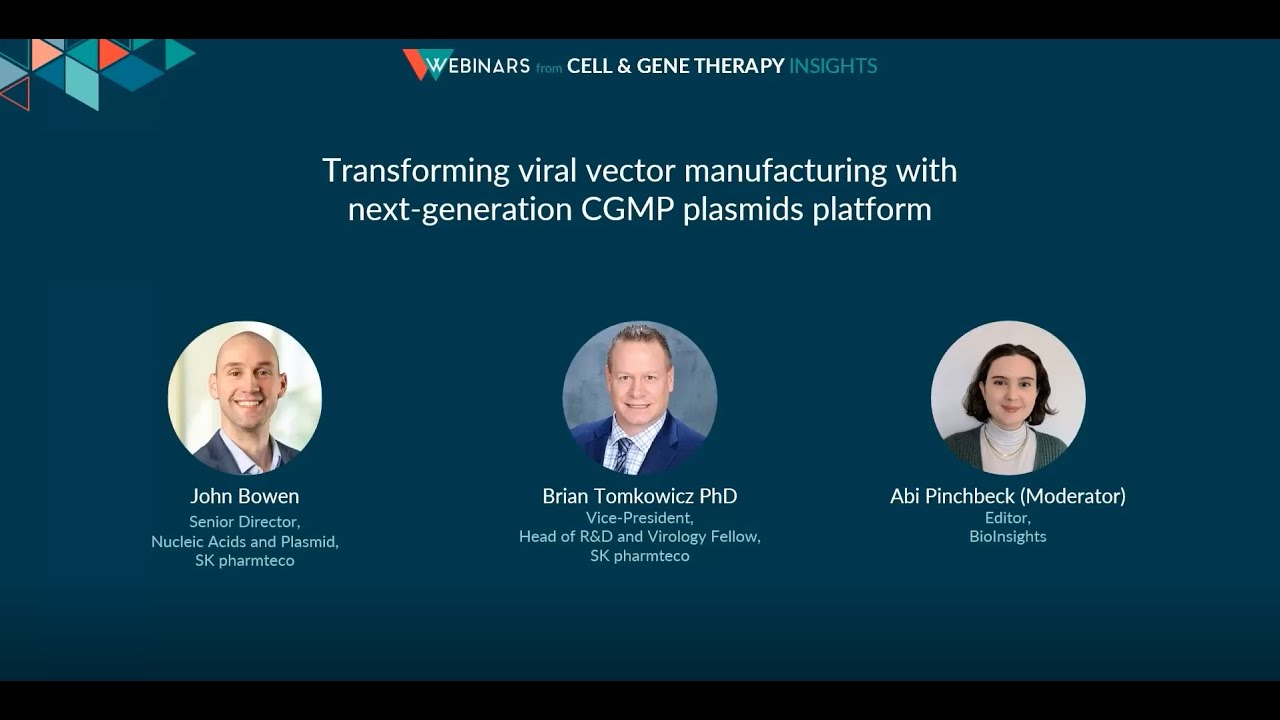 Transforming viral vector manufacturing with next-generation CGMP ...