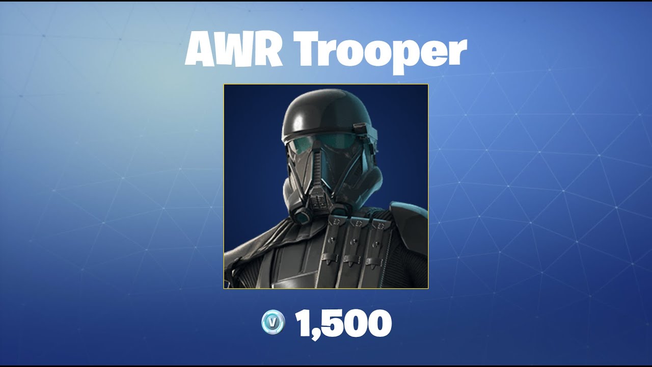 AWR Trooper | Fortnite Outfit/Skin - YouTube