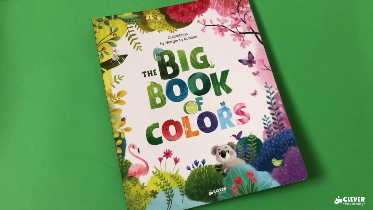 Clever Big Book of Colors - Perfect Gift for a Toddler! - YouTube