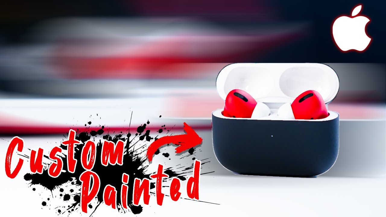 CUSTOM PAINTED AIRPODS PRO! - YouTube