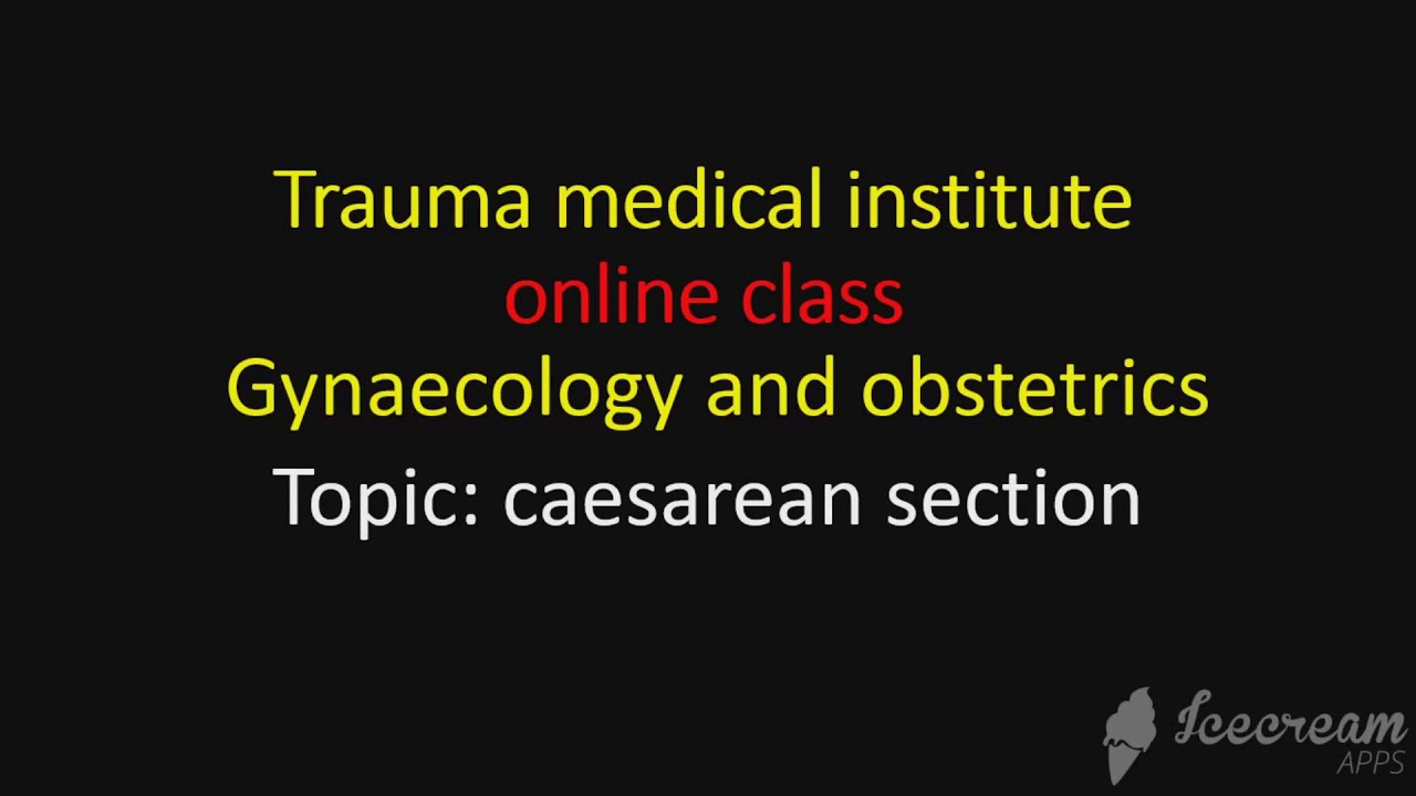 indication of cesarean section ।। bangla medical class-1 - YouTube