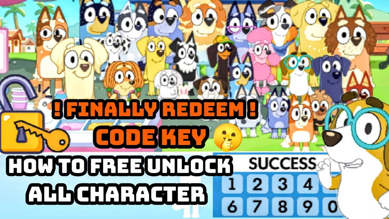 Bluey The Videogame Finally Redeem Code Key How To Free Unlock All ...