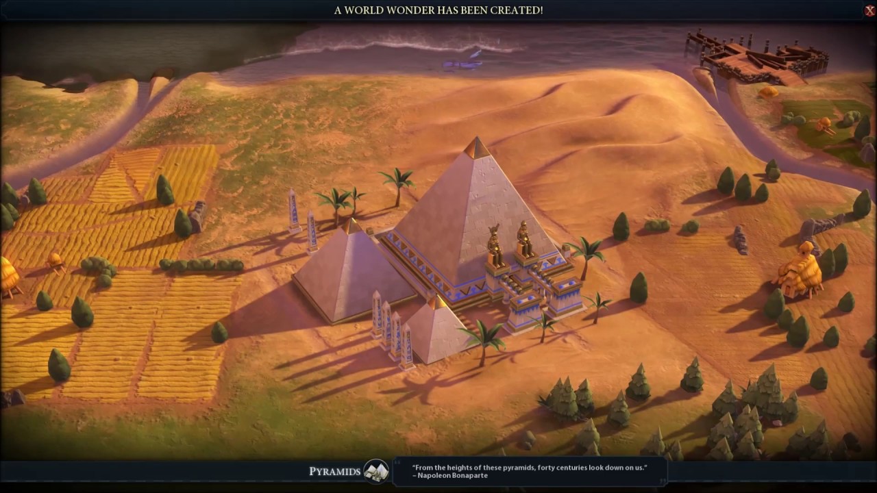 Civilization VI - Pyramids - YouTube