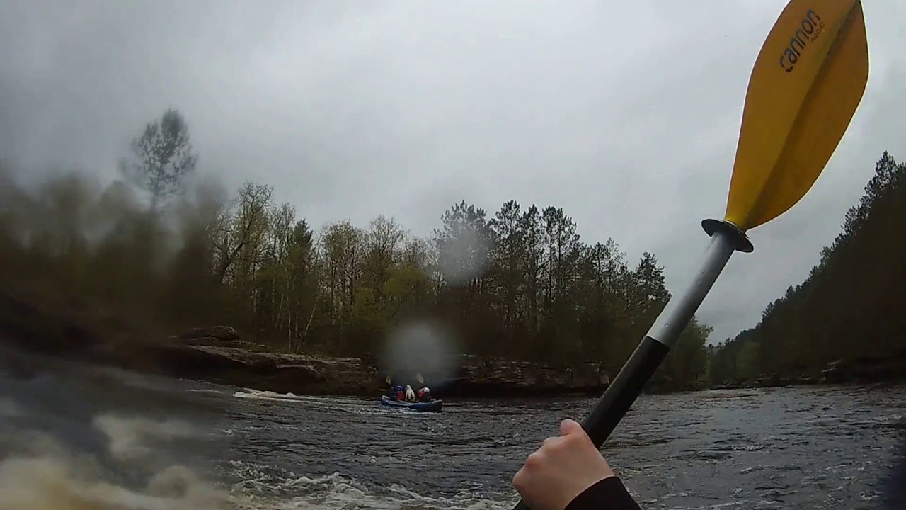 Whitewater Kayak Kettle River - YouTube