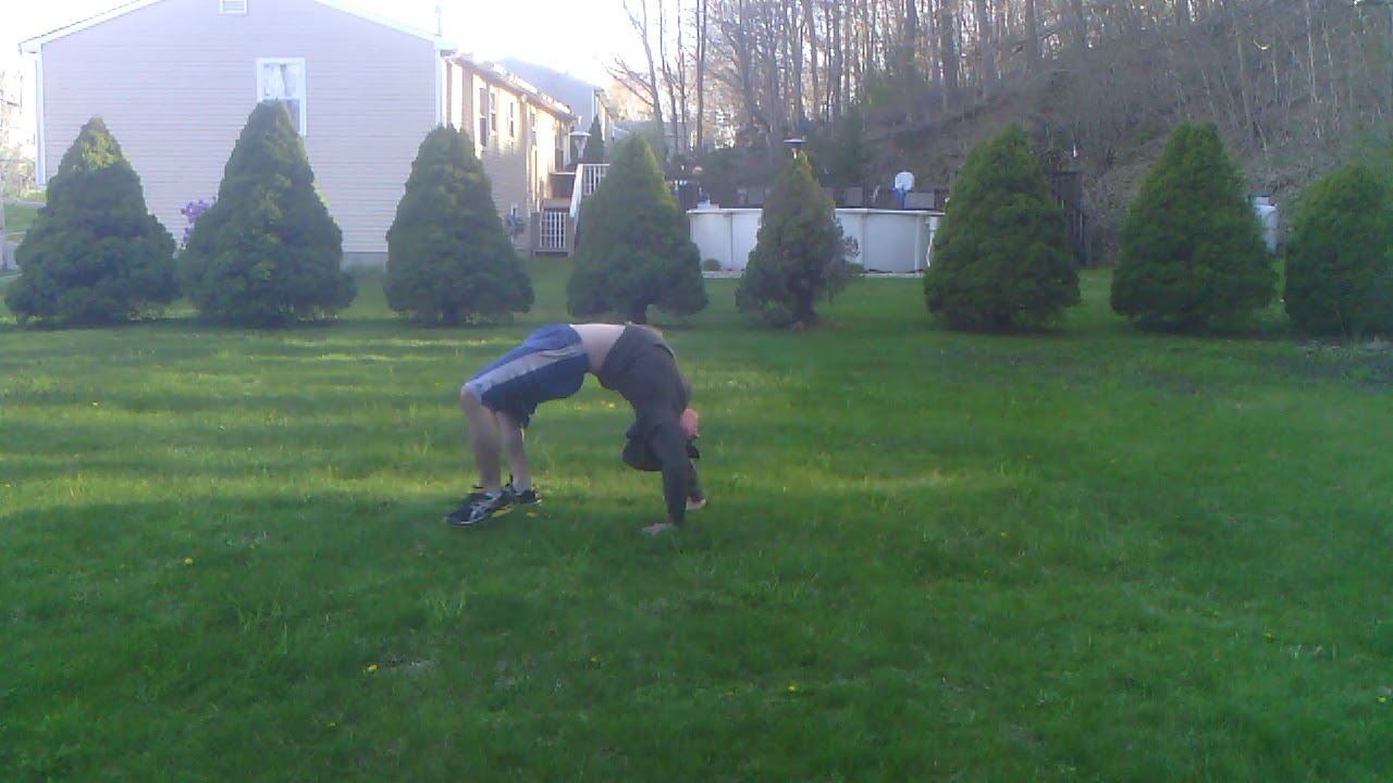 Walking in a backbend - YouTube