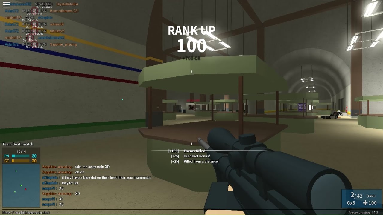 RANK 100 IN PHANTOM FORCES! - YouTube