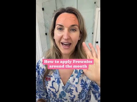 Frownies patches application tutorial - YouTube