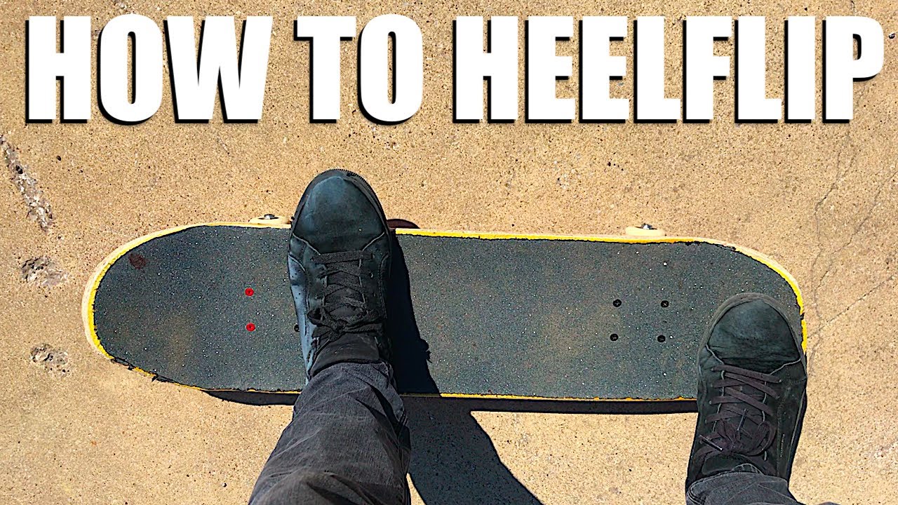 How to Heelflip the EASIEST Way on a Skateboard Tutorial - YouTube