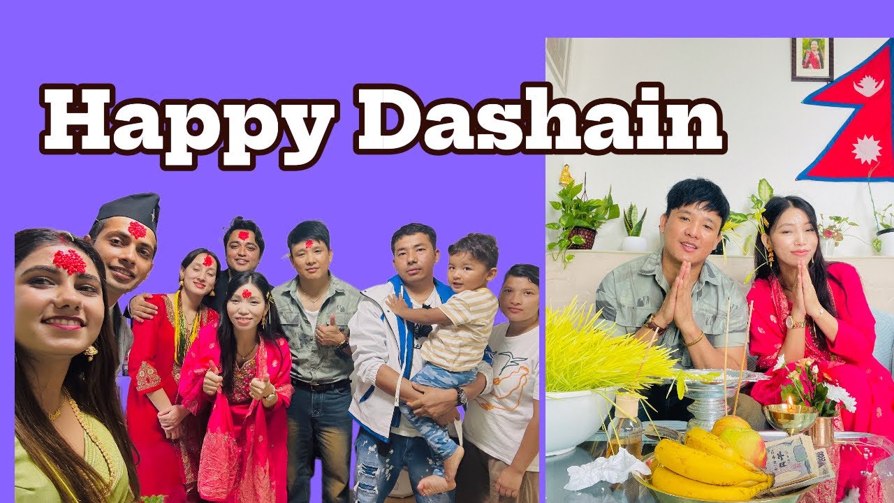 1st time celebrating dashain in japan || #dashain_special - YouTube