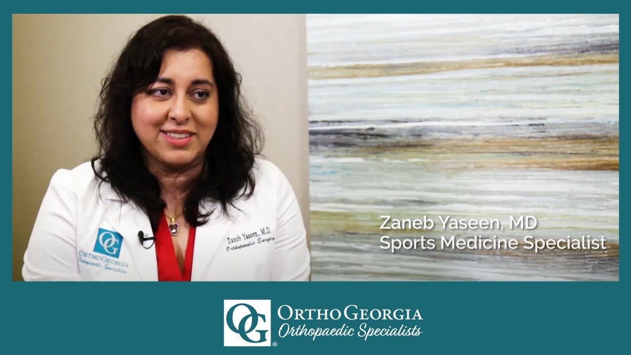 Get to know OrthoGeorgia's Zaneb Yaseen, MD - YouTube
