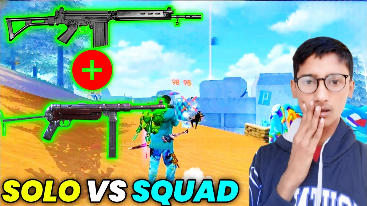 Unstoppable Solo vs. Squad in FF | Parafal & MP40 Gameplay with 16 ...
