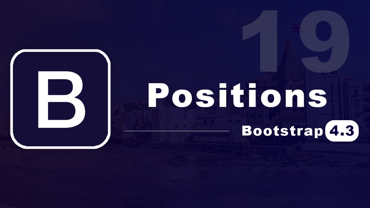 Position in Bootstrap 4.3 - (19) - YouTube