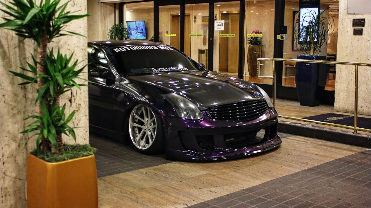 G35 gets crazy rollers !!!! Behind the scenes with the boys !! - YouTube