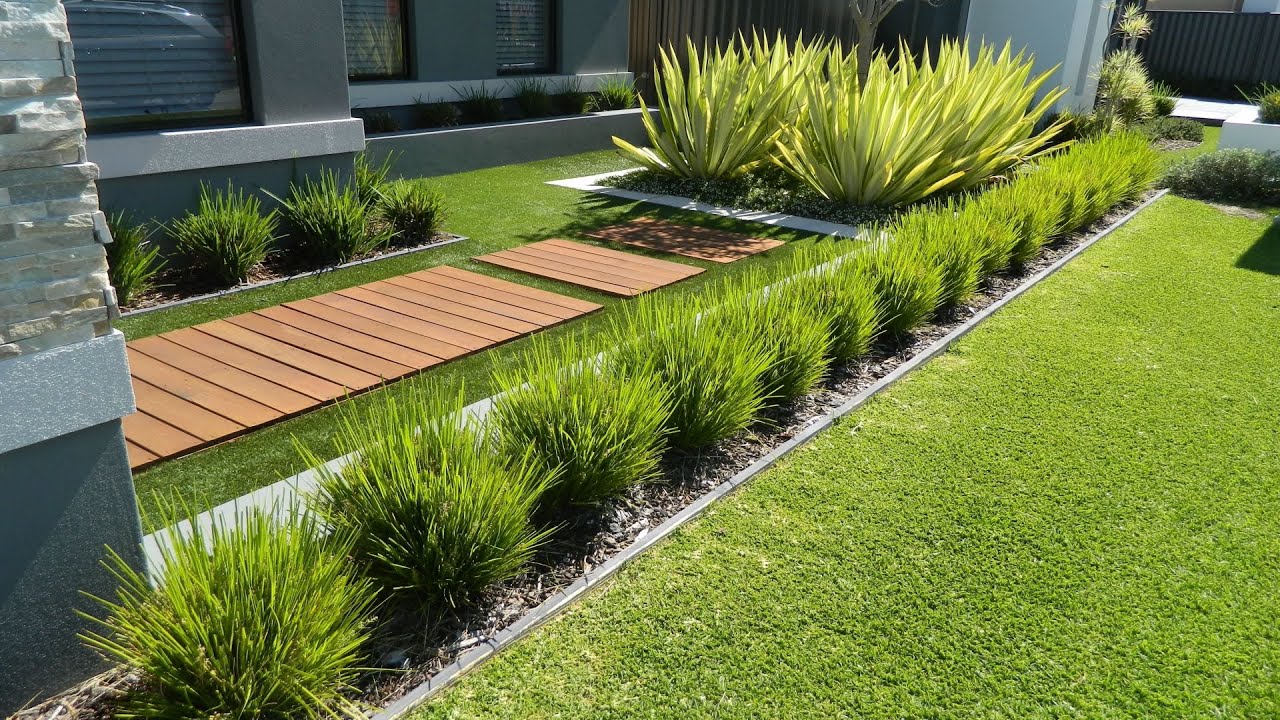 FRONT YARD LAWN GARDEN DESIGN IDEAS | BEST FRONTYARD LANDSCAPING FOR ...