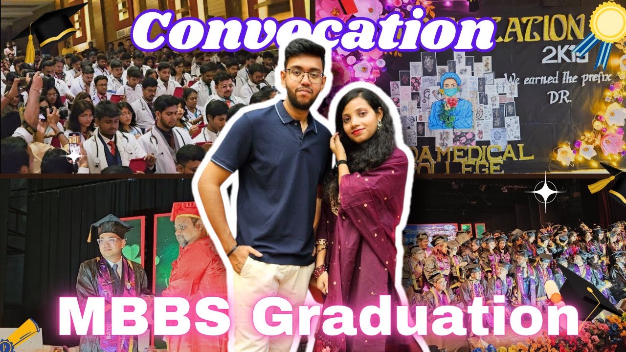 MBBS Graduation Vlog: Convocation & Farewell in Medical College🩺🎓 ️ # ...