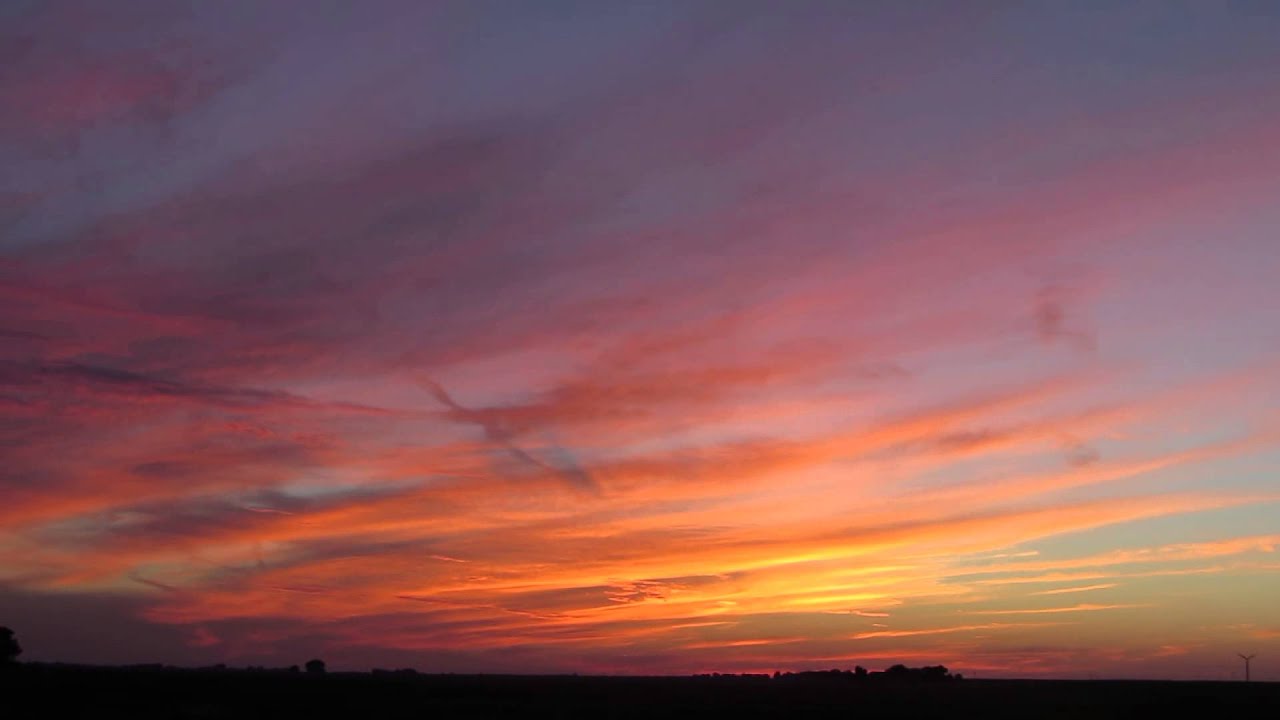 The Most Amazing Iowa Sunset - YouTube