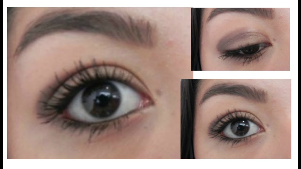 MAQUILLAJE DE OJOS FACIL & BONITO (COLOR CAFE) - YouTube
