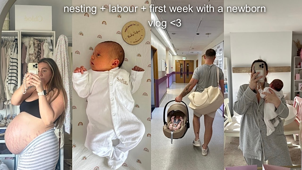 NESTING + LABOUR + BRINGING HOME OUR BABY VLOG - YouTube
