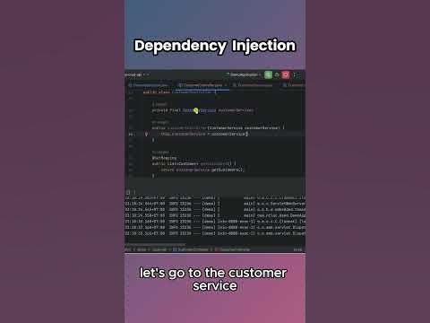 How to use Dependency Injection #springboot - YouTube