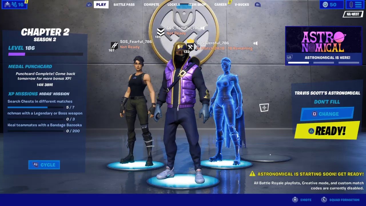 Travis Scott fn event - YouTube