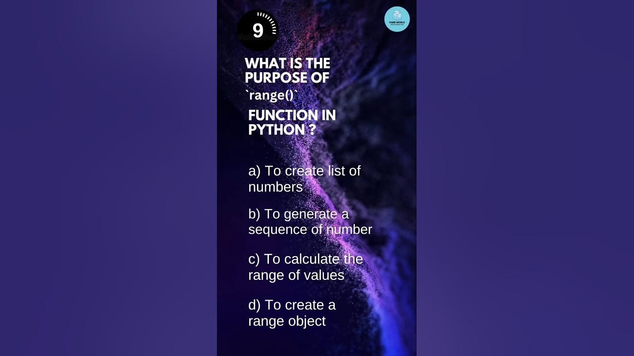Did you know this? 😱 Python Programming Quiz Series @FAMEWORLDEDUCATIONALHUB #shorts #quiz - YouTube
