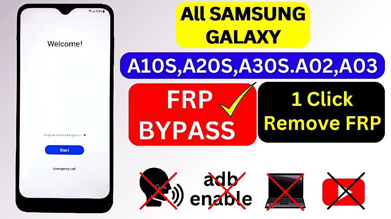 Samsung A30s,A20s,A10s,A02,A03 Frp Bypass 2024 Without PC | All Samsung ...