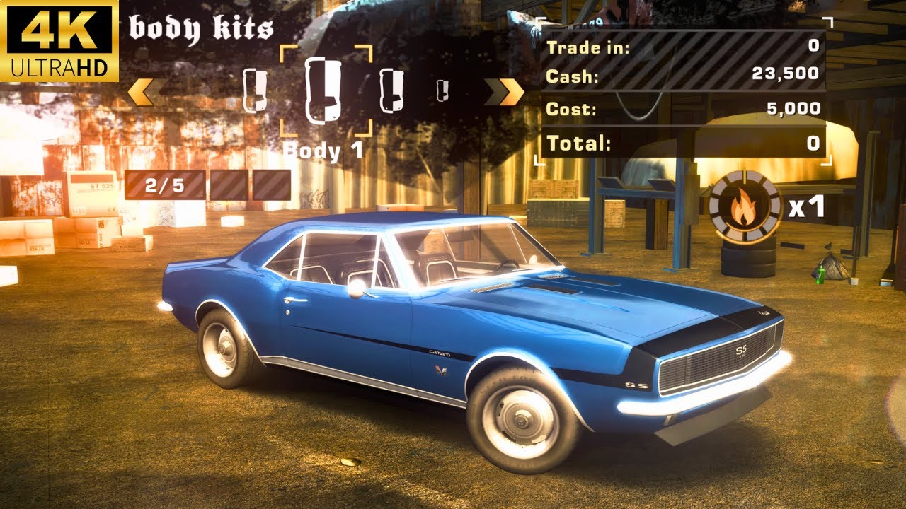 NFS Most Wanted Remastered - Driving Old School Classic Car (1966 ...
