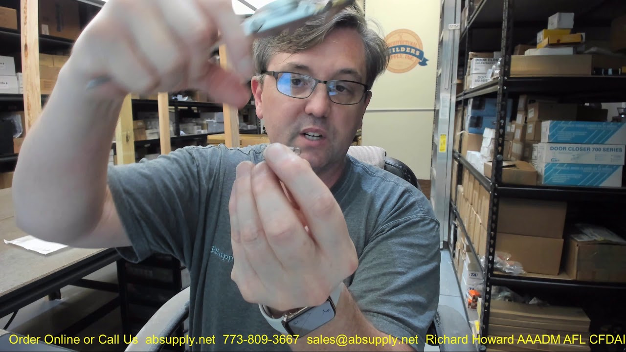 Sargent Co 97 0050 Latch Bolt Spring - YouTube