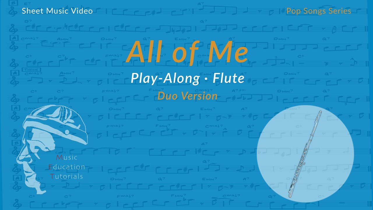 "All of me" (Duo) Play-Along Flute - YouTube