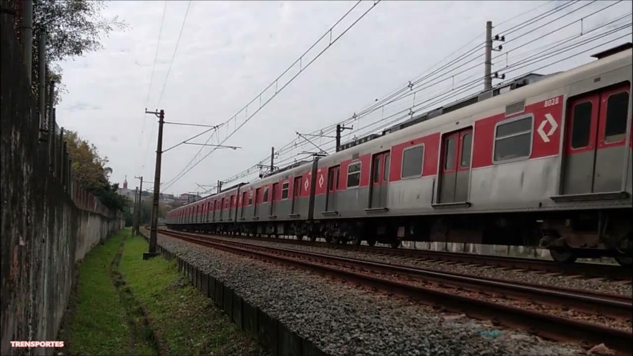 CPTM - 8000 (S028) e (S068) na Linha 11 Coral - YouTube
