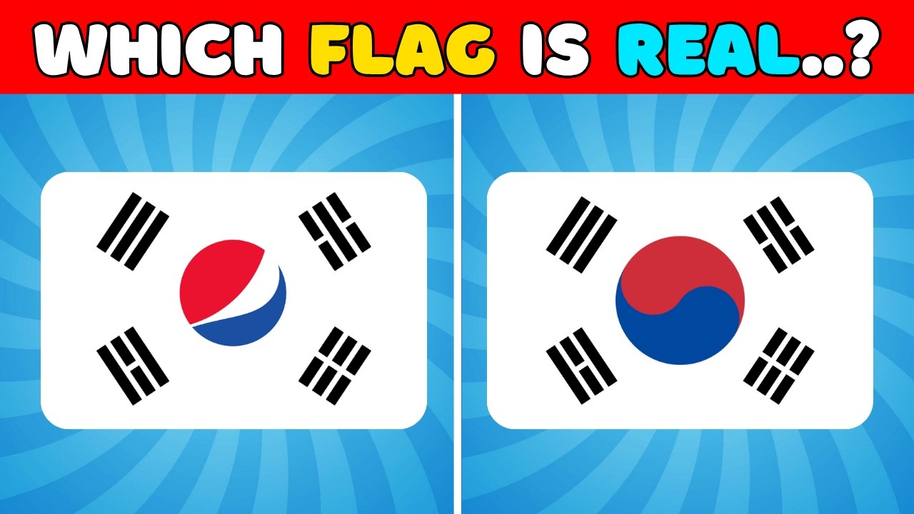 Which Flag Is Real? Guess 30 Real Flags - Eagle Quiz - YouTube