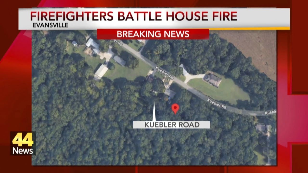 House fire on Kuebler Road - YouTube