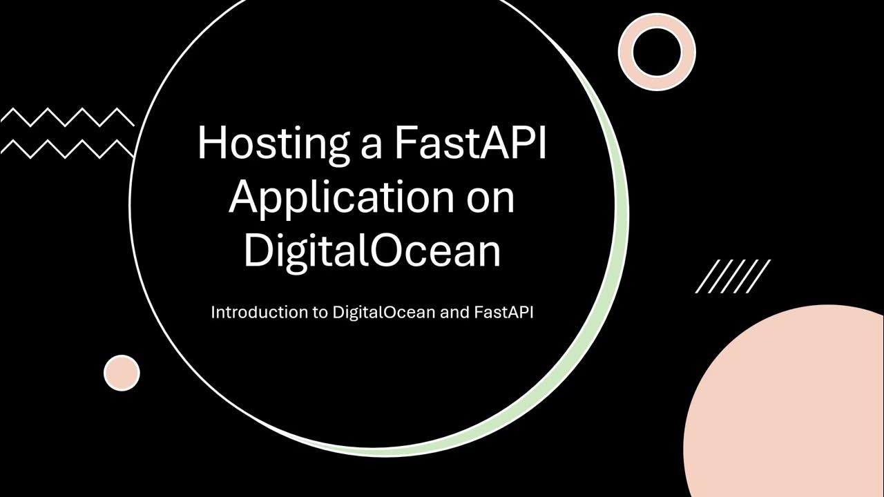 Hosting a FastAPI application on DigitalOcean - YouTube