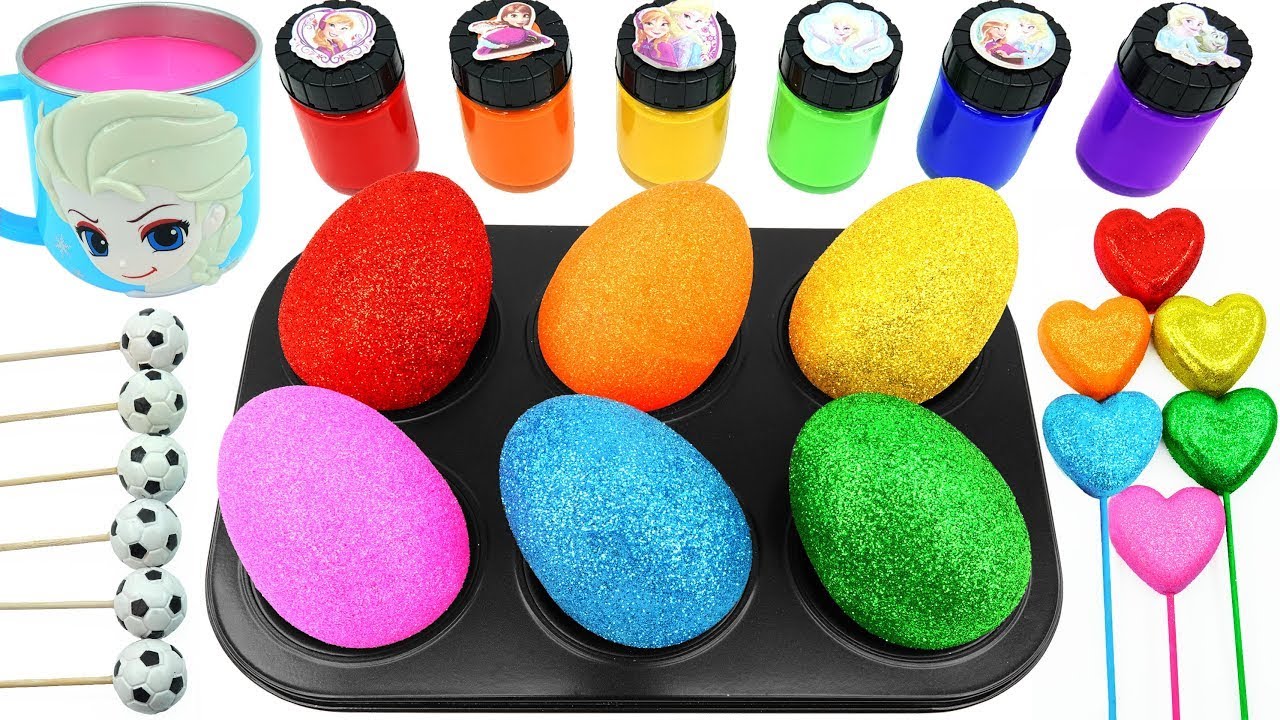DIY Miniature Colors Tray How To Make Surprise Eggs from Playdoh #6 ...