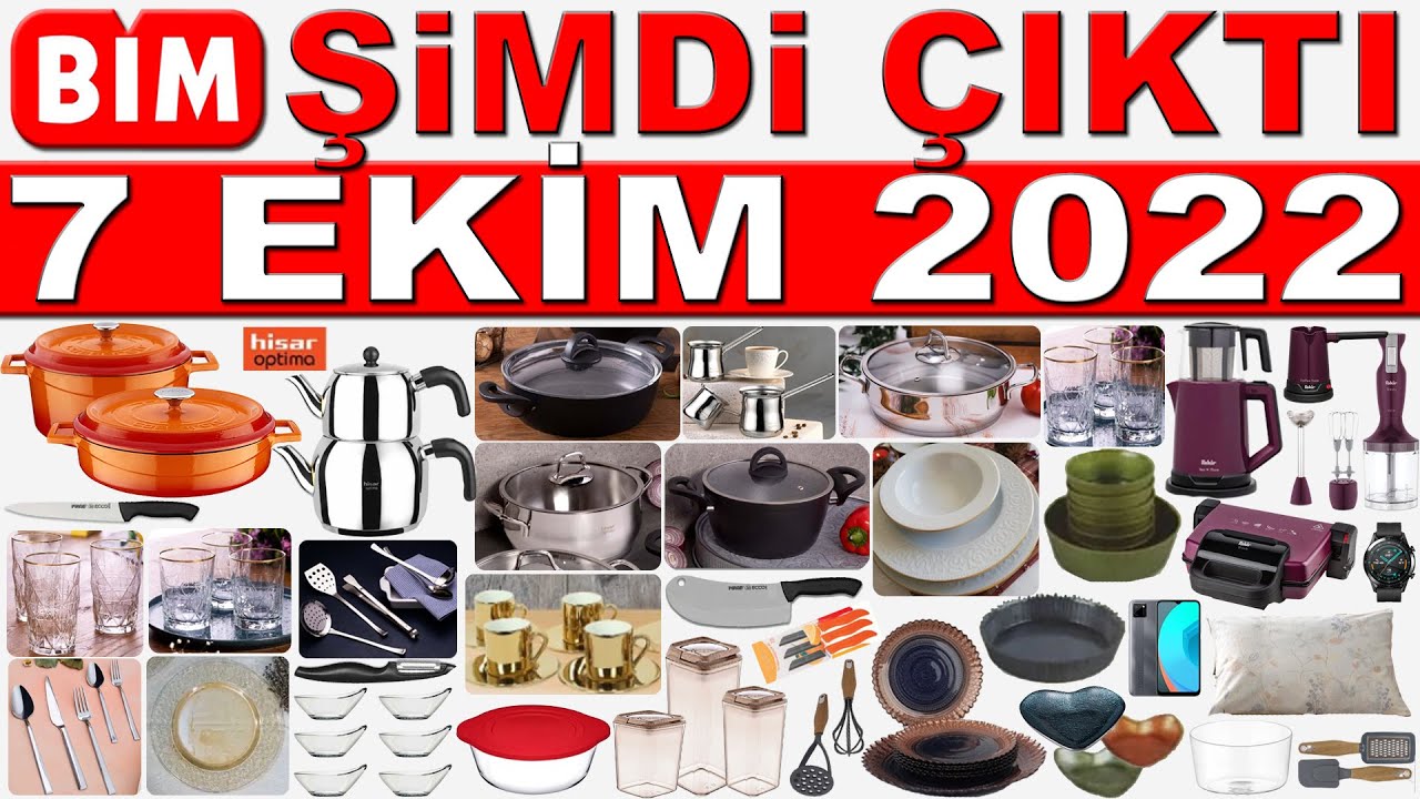 BİM 7 EKİM 2022 KATALOĞU | TENCERE TAVA & ÇEYİZLİK ÜRÜNLER | BİM AKTÜEL ...