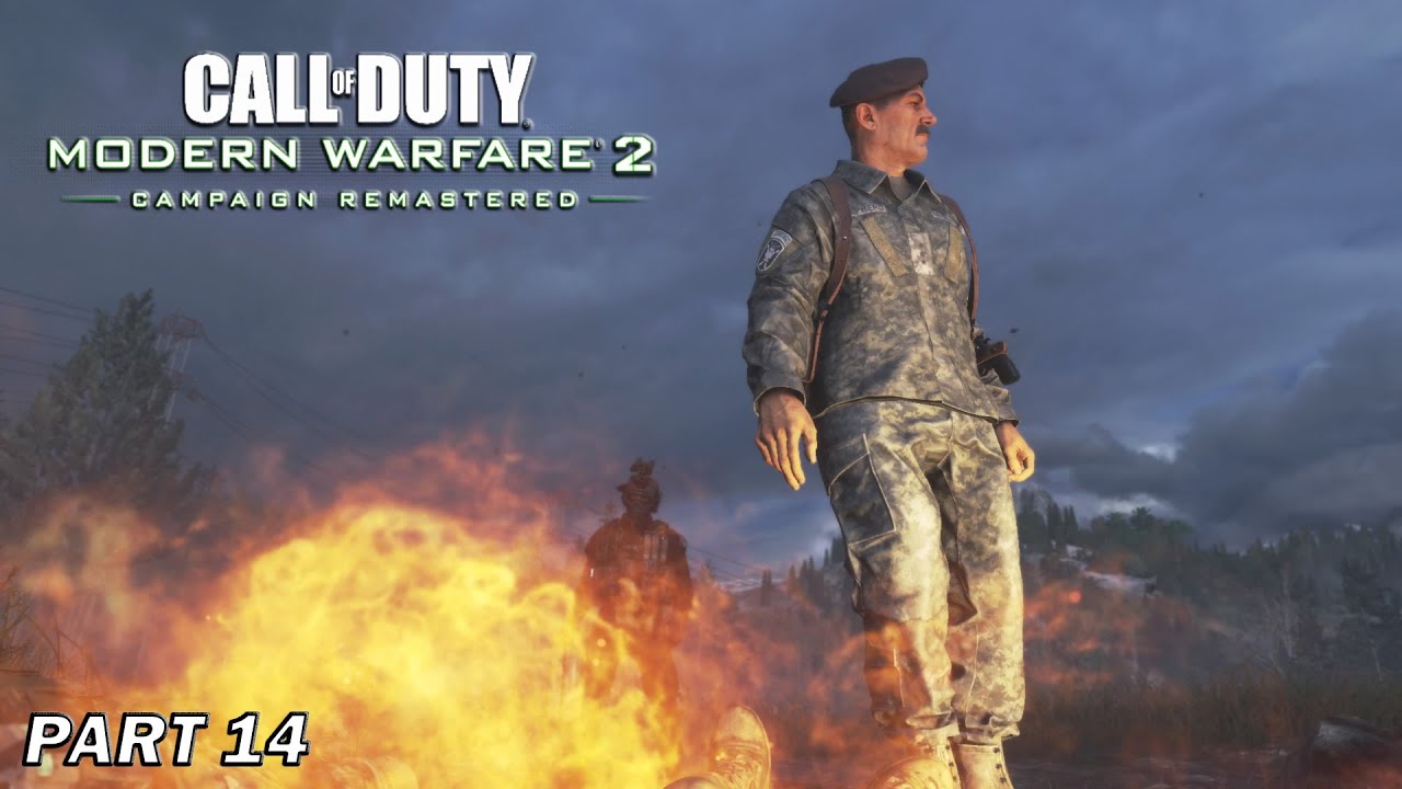 Modern Warfare 2 Remastered Gameplay Walkthrough Part 14 - "LOOSE ENDS ...