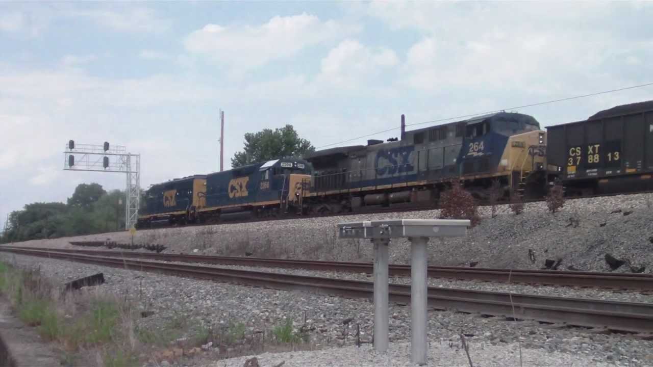 CSX H796 At Big Sandy Junction. - YouTube
