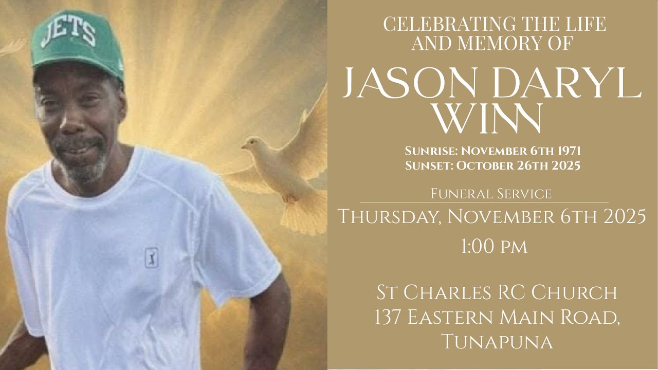 The Funeral Service of Jason Daryl Winn - YouTube